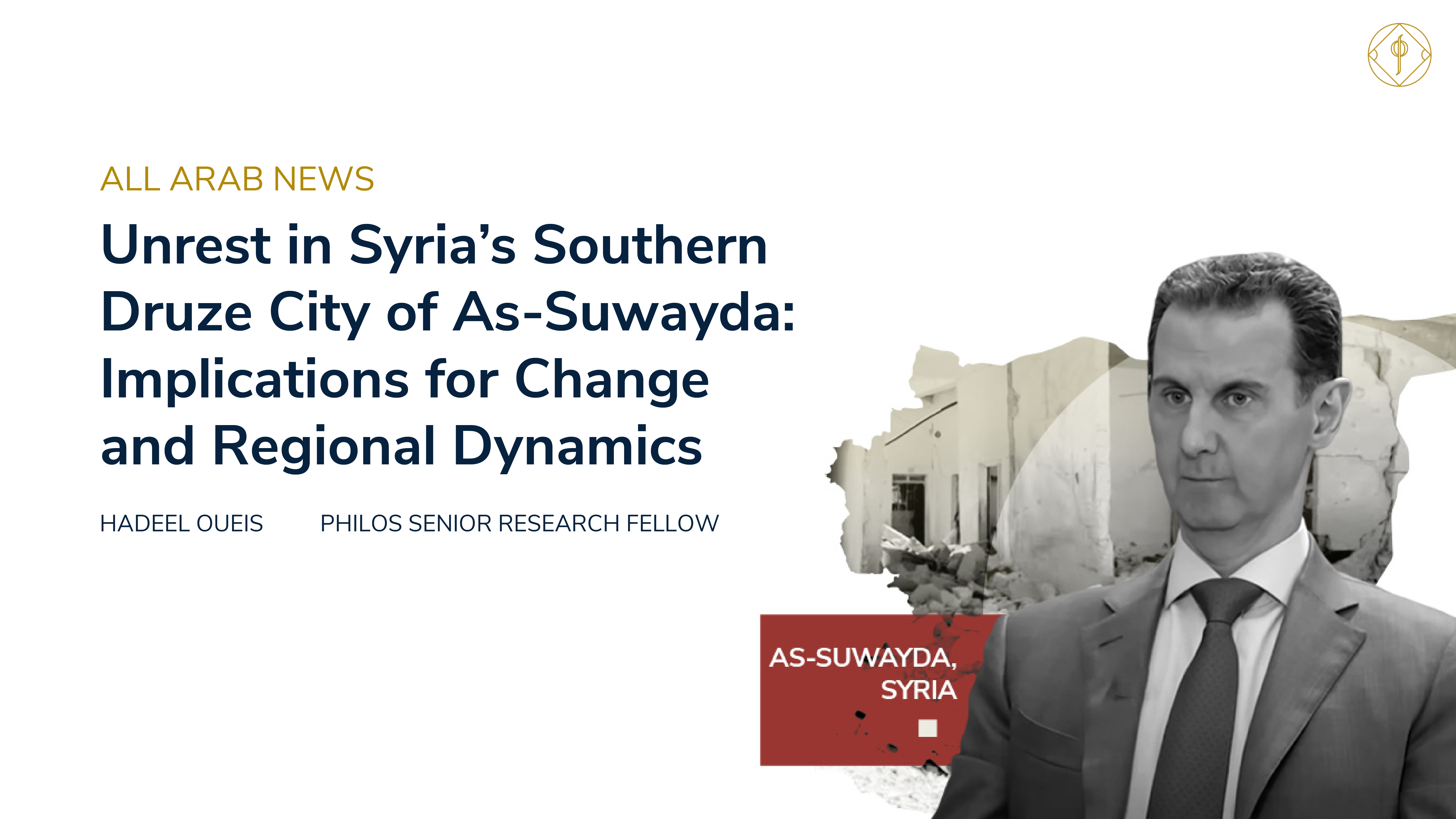 Unrest in Syria’s Southern Druze City of As-Suwayda: Implications for ...